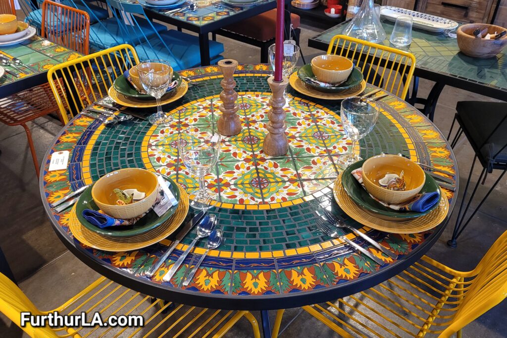 Large Mosaic and Talavera Tables - Page 2 of 3 - Furthur Furniture Los ...